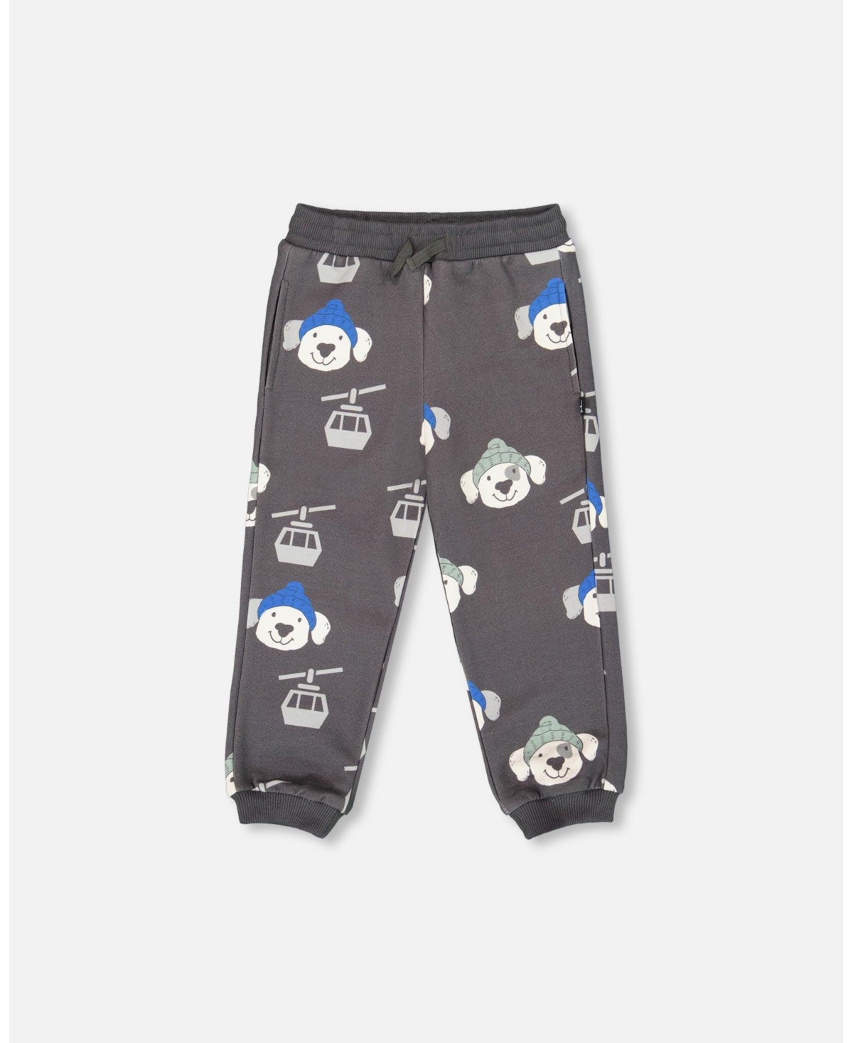 Click here for Deux par Deux Baby Boy Fleece Sweatpants Gray Dog... prices