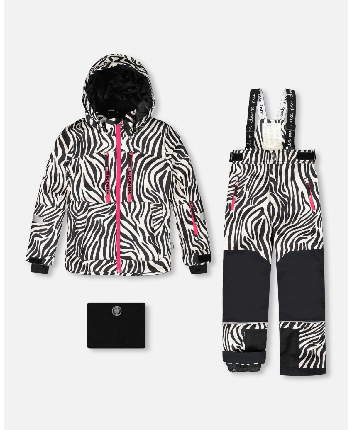 Click here for Deux par Deux Girl Two-Piece Teknik Snowsuit Zebra... prices