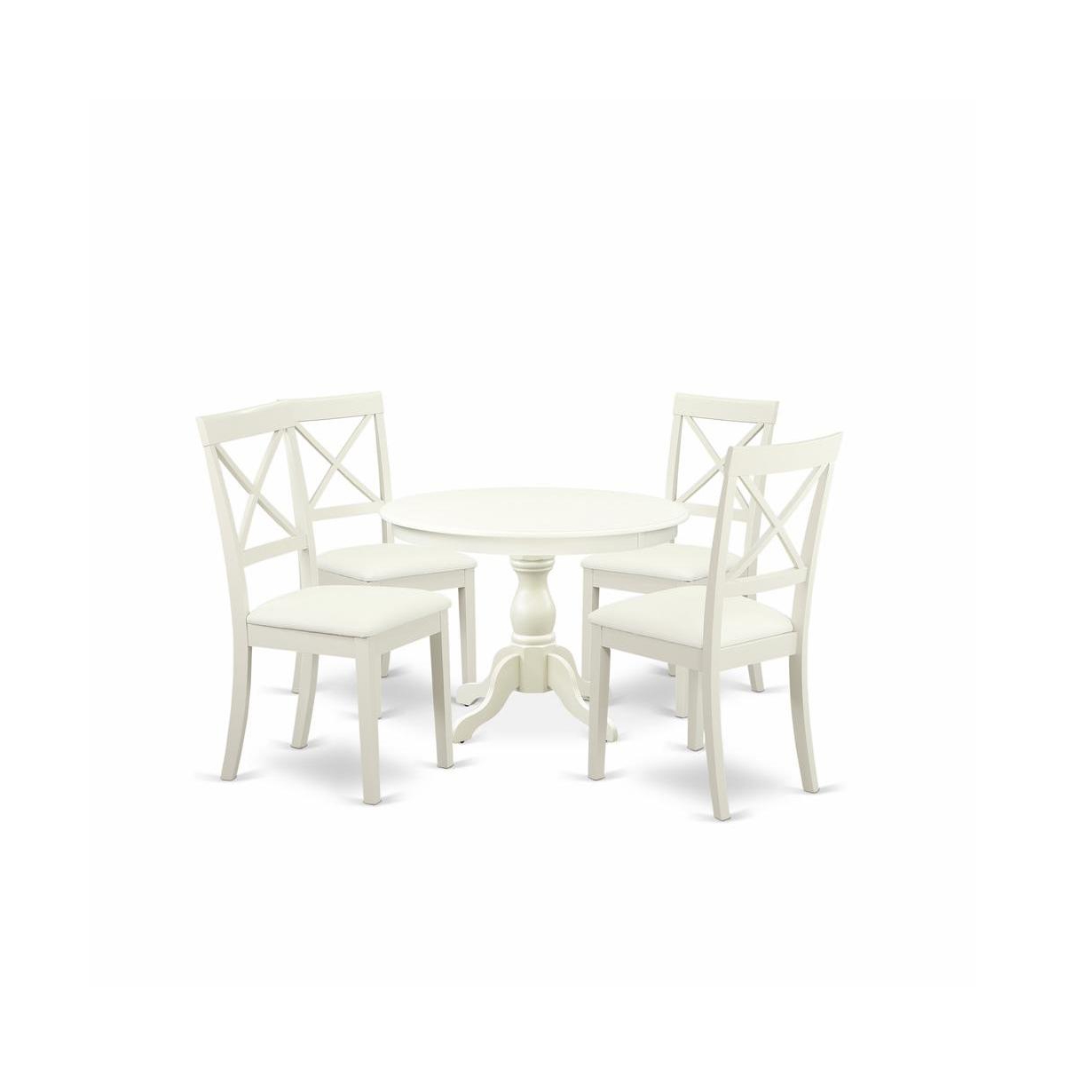 Click here for East West Furniture 5 Piece Kitchen Table Set - Li... prices