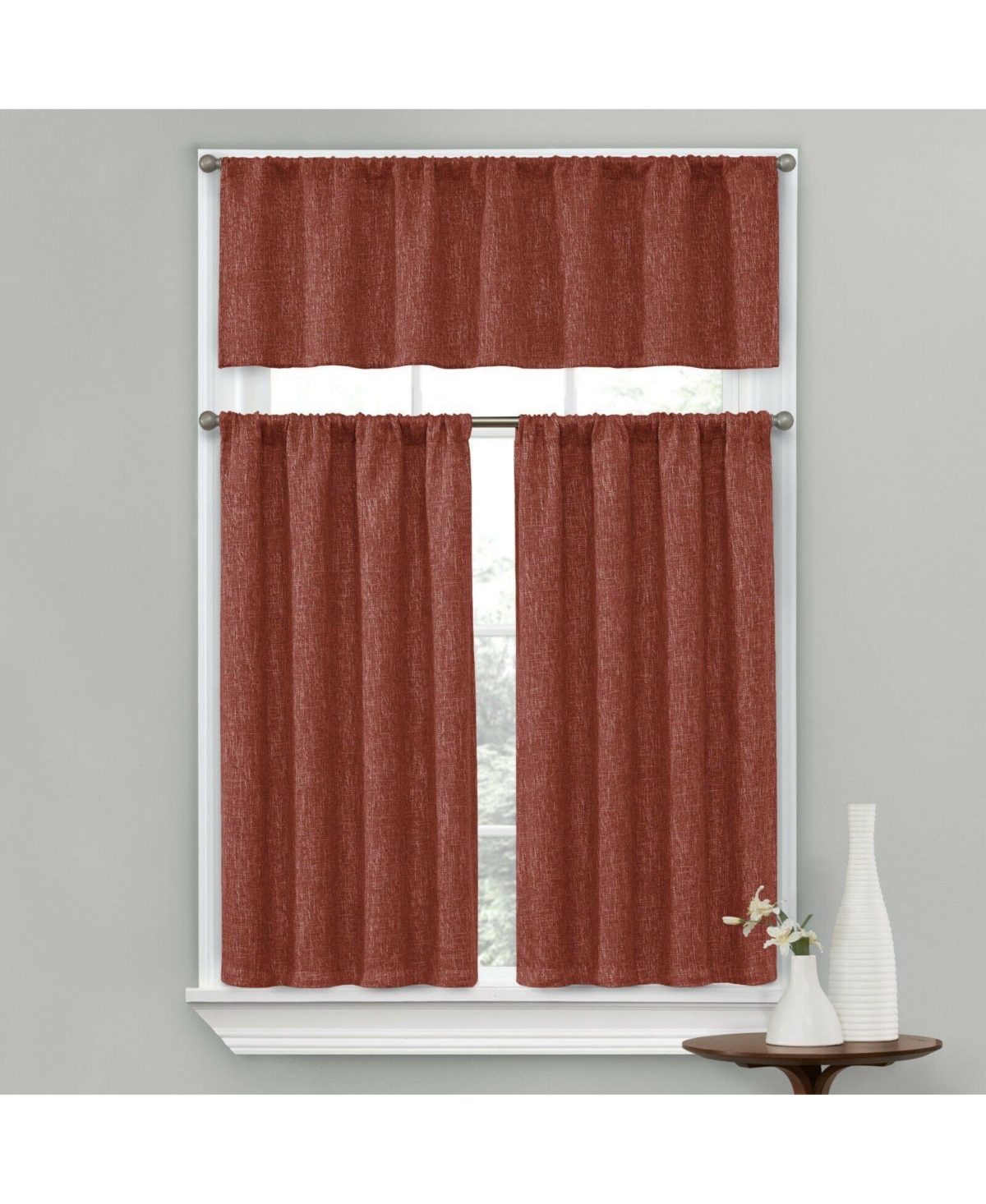 Click here for Kate Aurora Complete Textured 3 Piece Caf Kitchen... prices