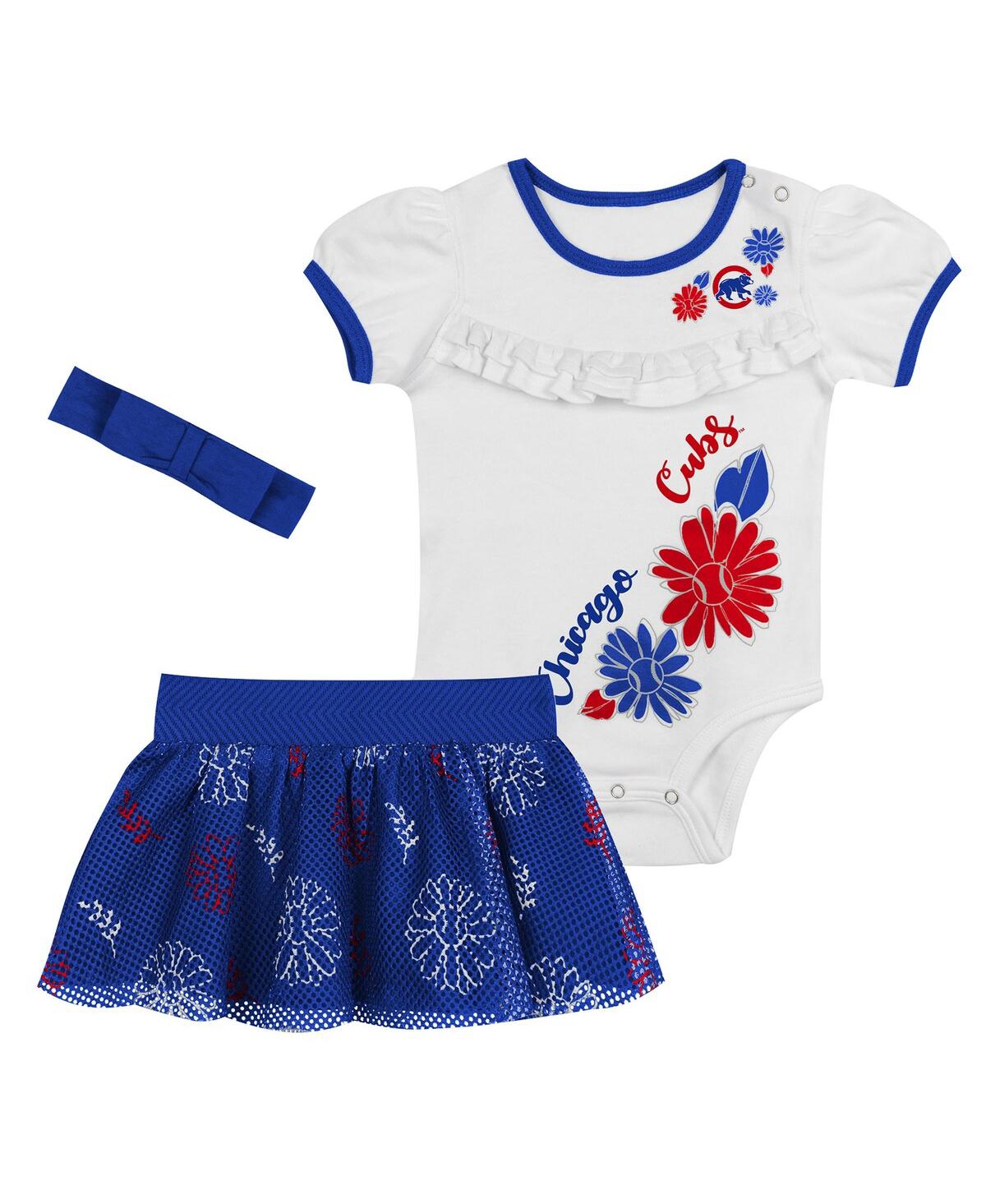 Click here for Outerstuff Newborn White/Royal 3-Piece Chicago Cub... prices
