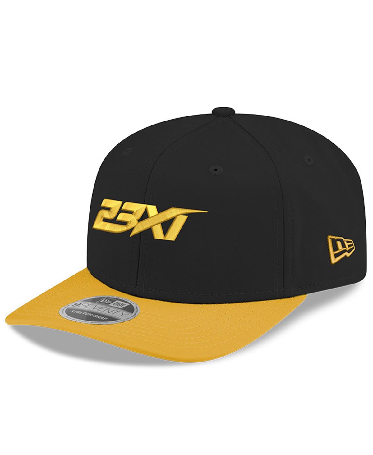 Click here for New Era Mens Black/Yellow 23XI Racing 9FIFTY Snapb... prices