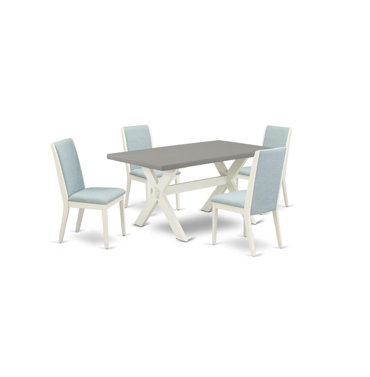Click here for East West Furniture 5Pc Kitchen Set Contains a Woo... prices