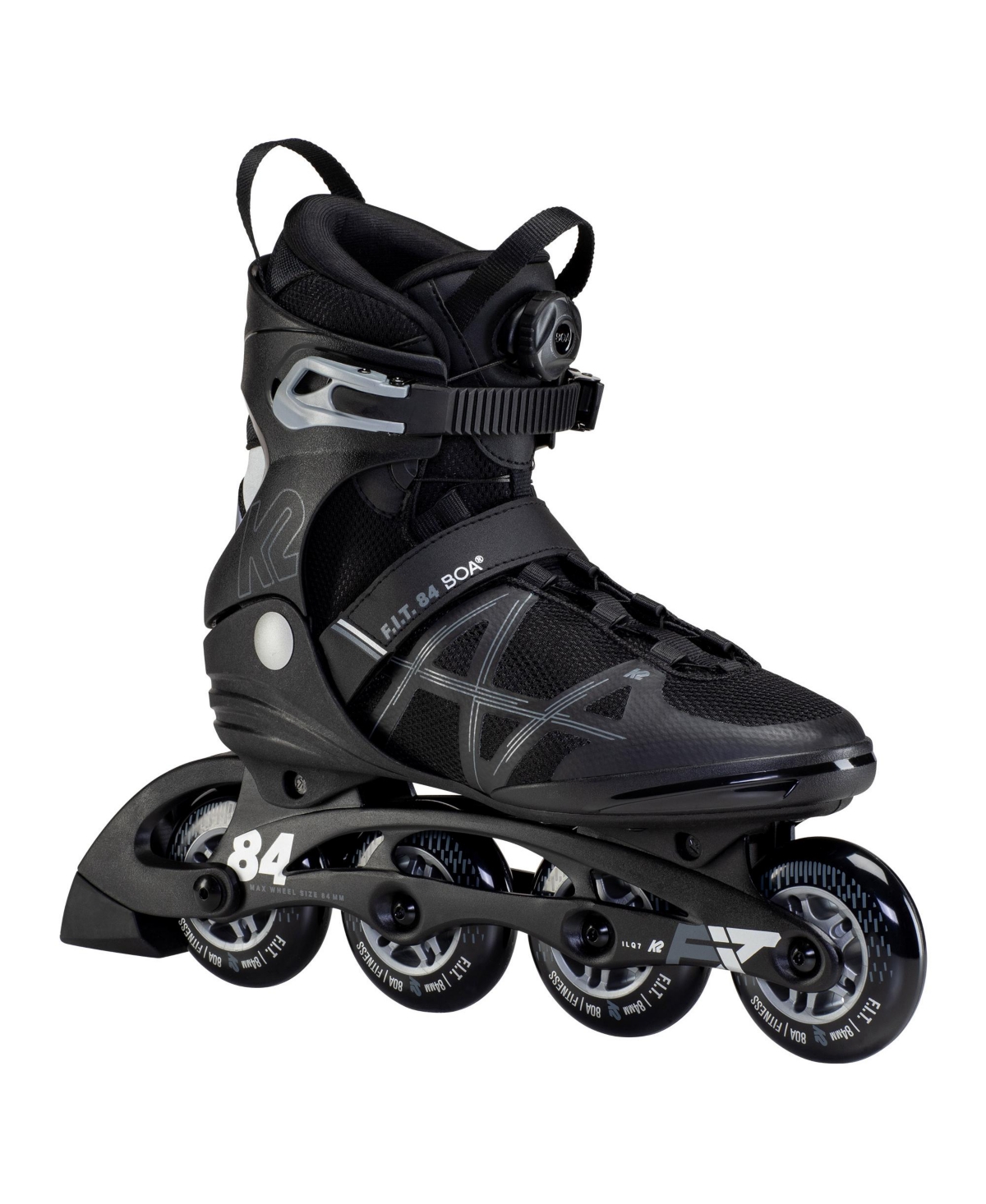 Click here for K2 F.i.t. 84 Boa Mens Inline Skates - Black/silver prices
