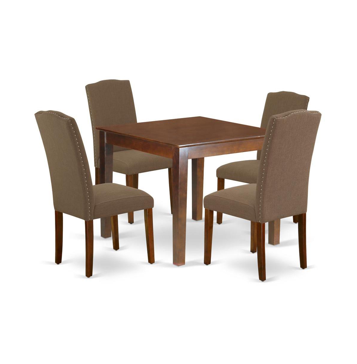 Click here for East West Furniture Dining Room Set Mahogany - Mah... prices