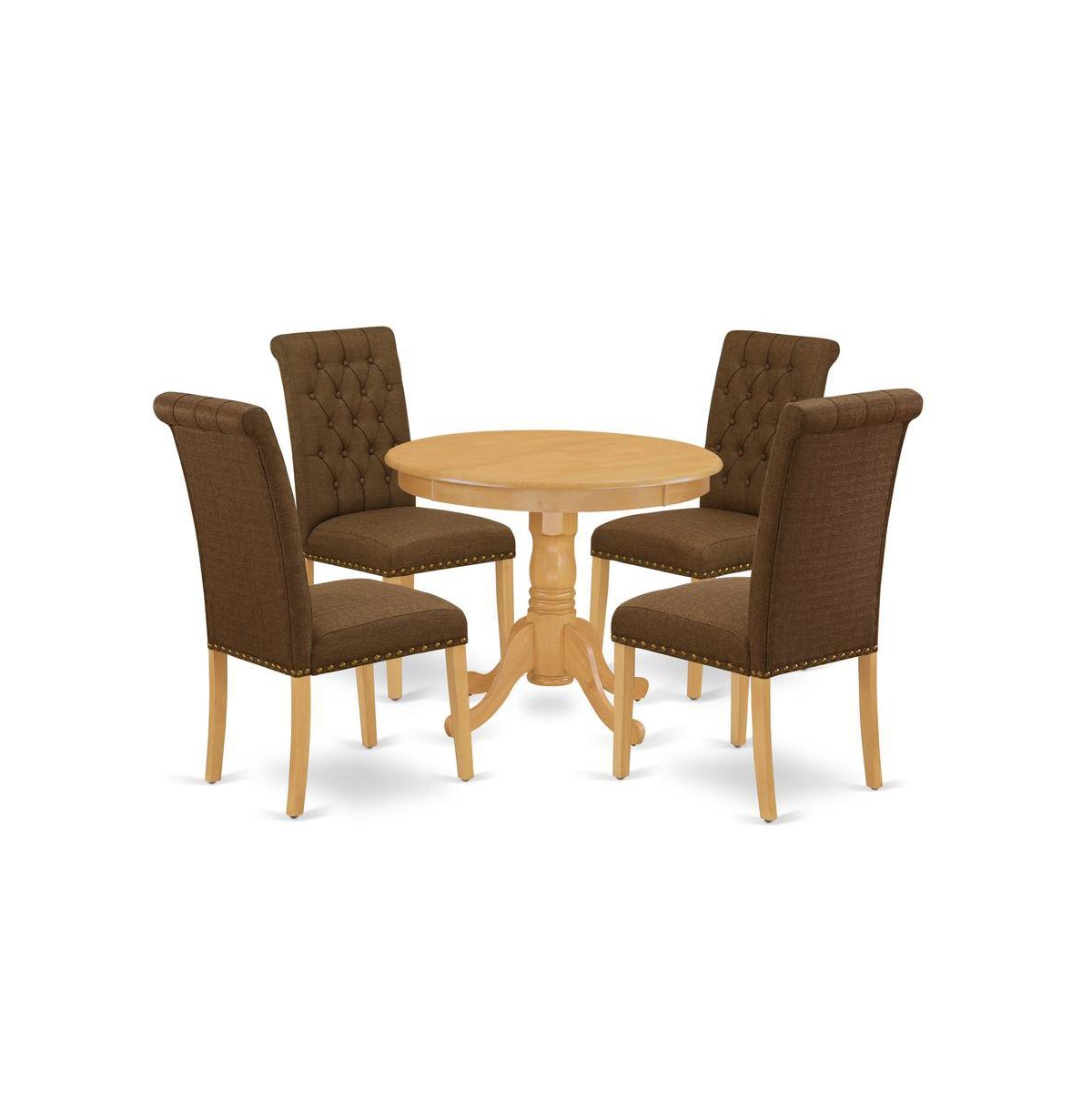 Click here for East West Furniture Dining Room Set Oak - Oak prices
