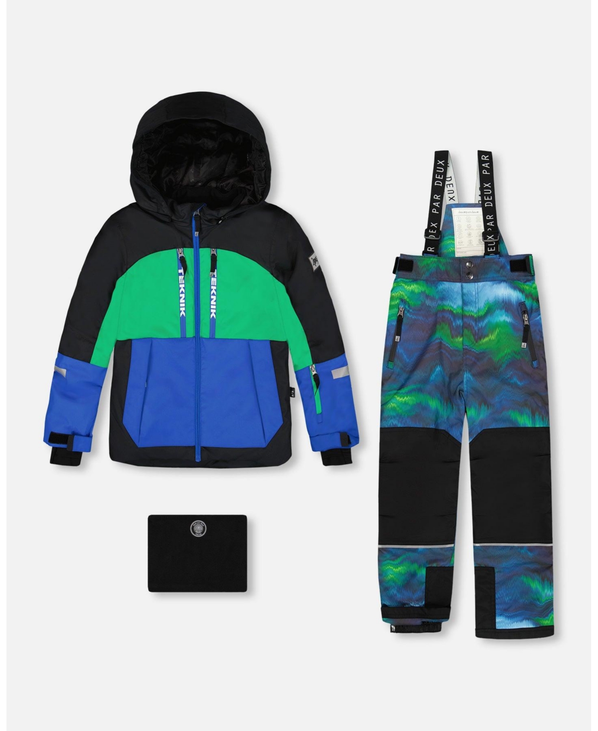 Click here for Deux par Deux Boy Two-Piece Teknik Snowsuit Aurora... prices