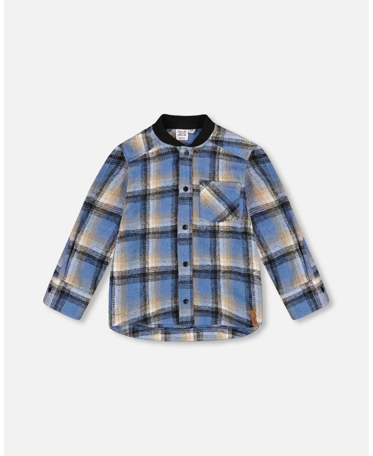 Click here for Deux par Deux Boy Long Sleeve Brushed Plaid Button... prices