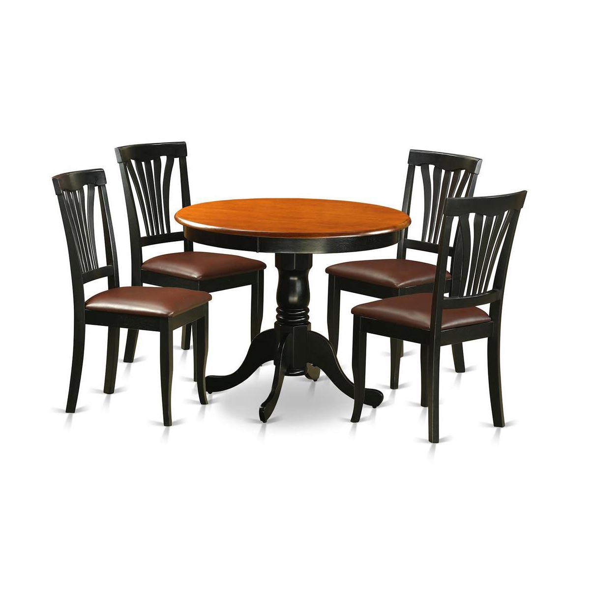 Click here for East West Furniture 5 Pc Kitchen nook setin Black... prices