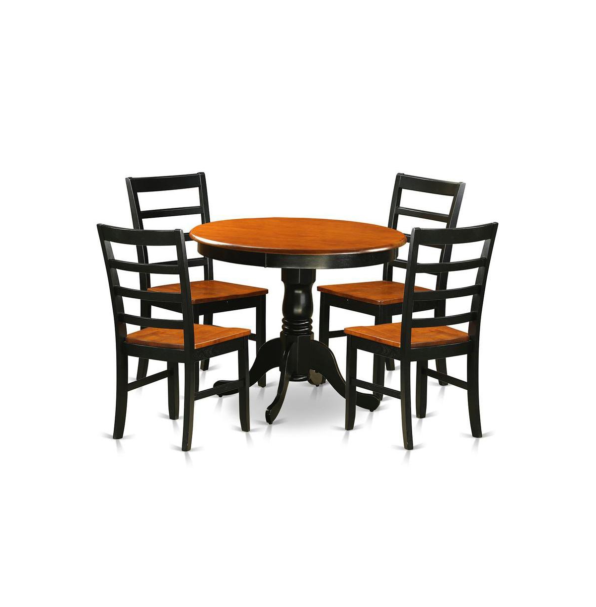 Click here for East West Furniture Dining furniture set - 5 Pcs w... prices