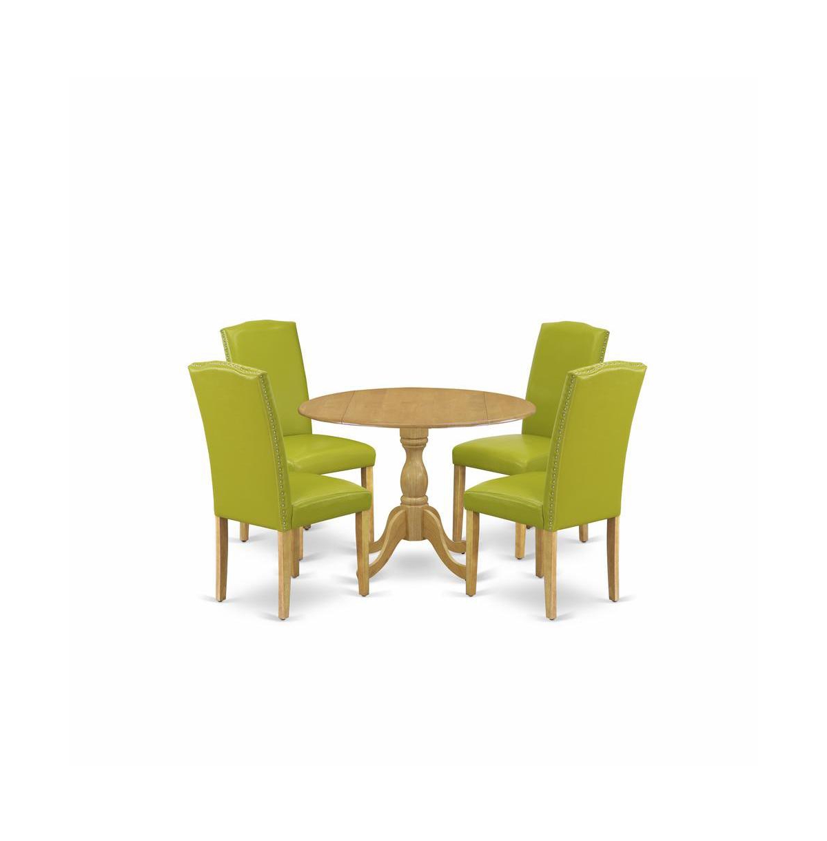 Click here for East West Furniture 5 Piece Modern Dining Table Se... prices