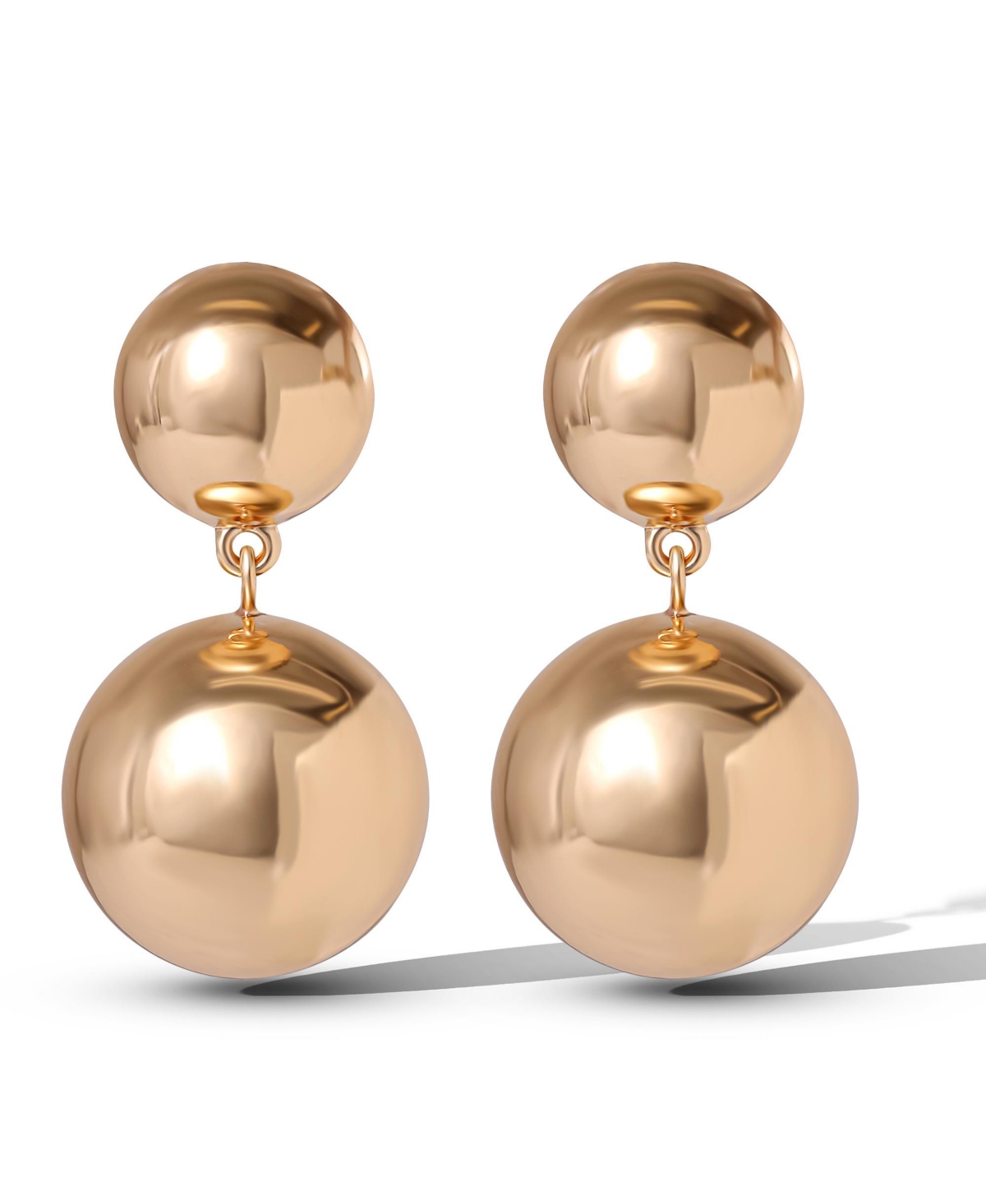 Click here for Jessica Simpson Double Ball Drop Earrings - Gold prices
