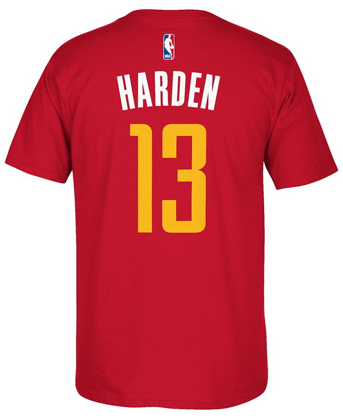 adidas Men's James Harden Houston Rockets Player T-Shirt - Macy's