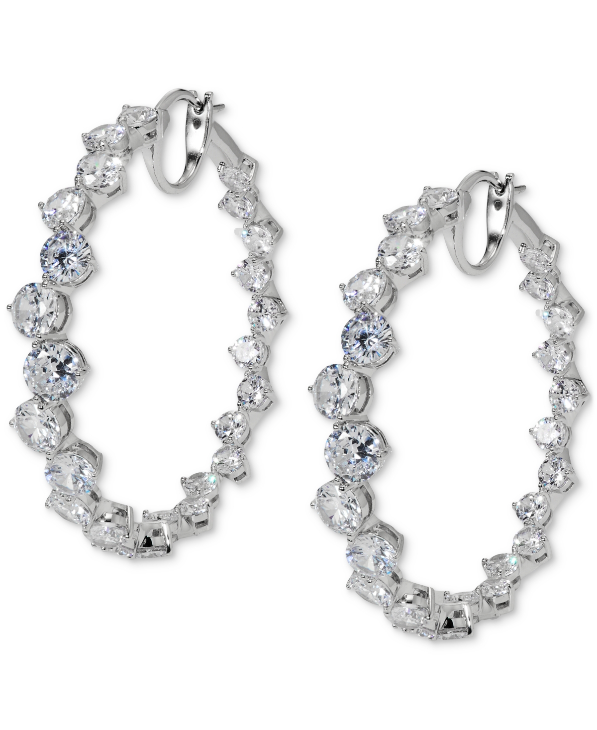 Click here for Eliot Danori Cubic Zirconia Linear Drop Earrings -... prices