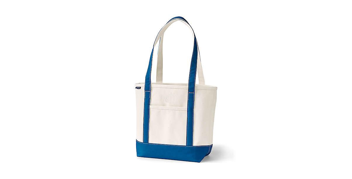 Click here for Lands End Medium 5 Pocket Open Top Long Handle Can... prices