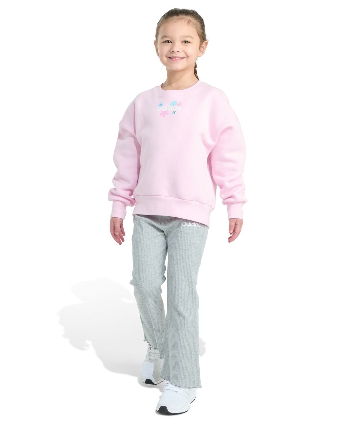 Click here for adidas Toddler and Little Girls 2-Piece Crewneck F... prices