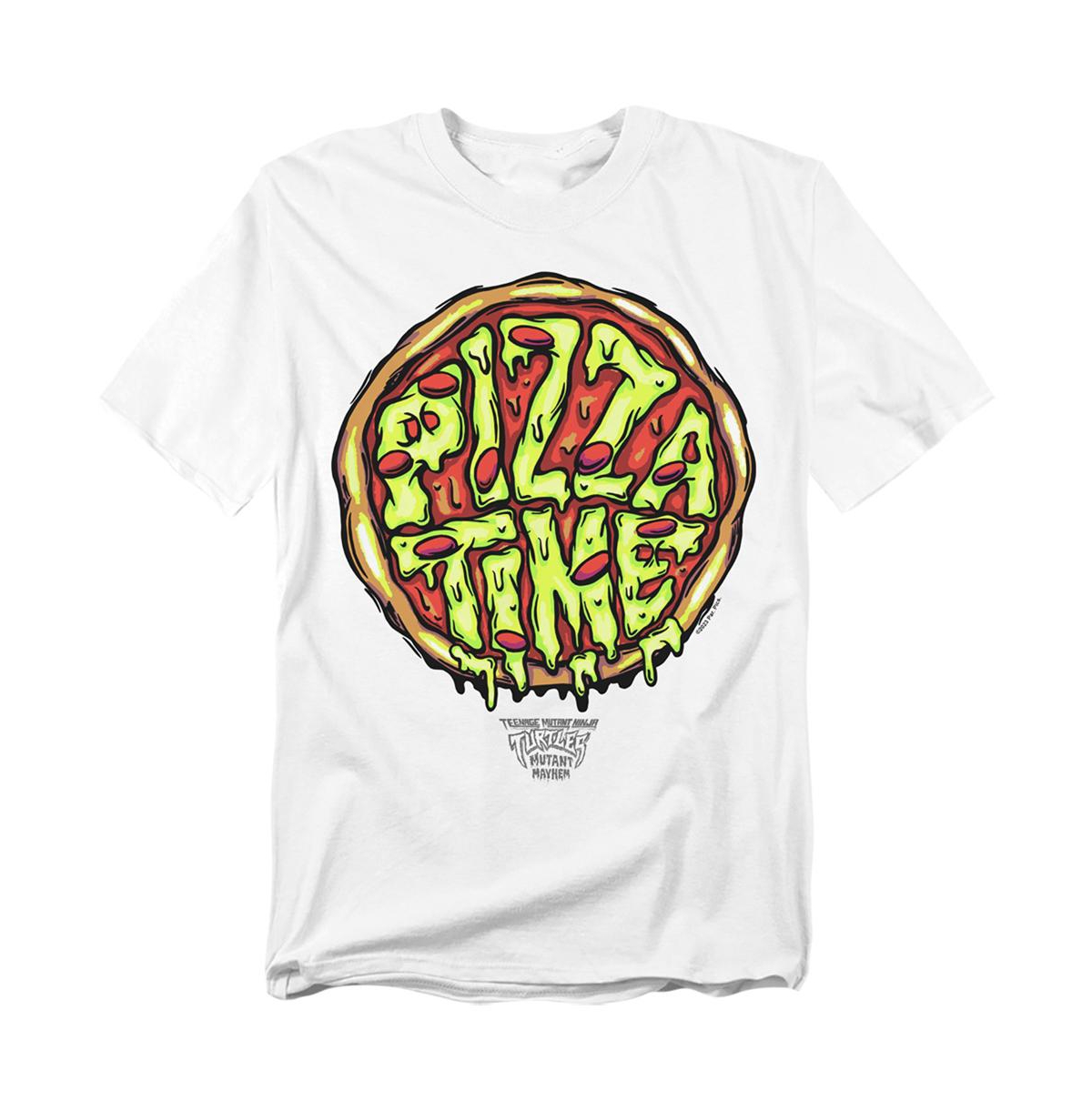 Click here for Logovision Mens Tmnt Mutant Mayhem Pizza Time T-Sh... prices