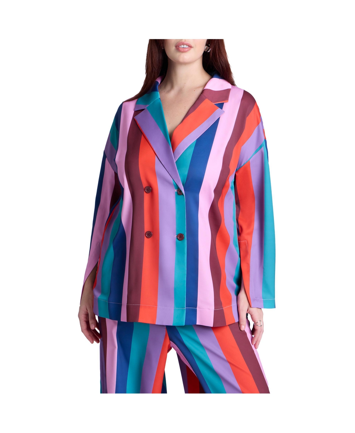 Click here for Eloquii Womens Plus Size Double Breasted Oversized... prices