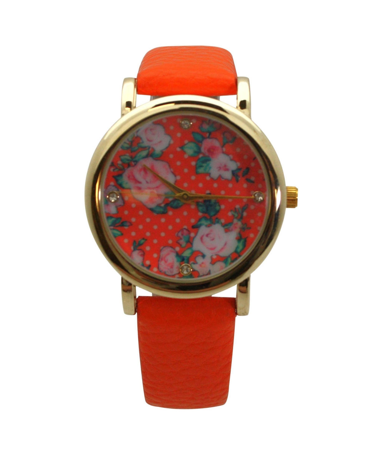 Click here for Olivia Pratt Orange Solid Colors with Flowers Deta... prices