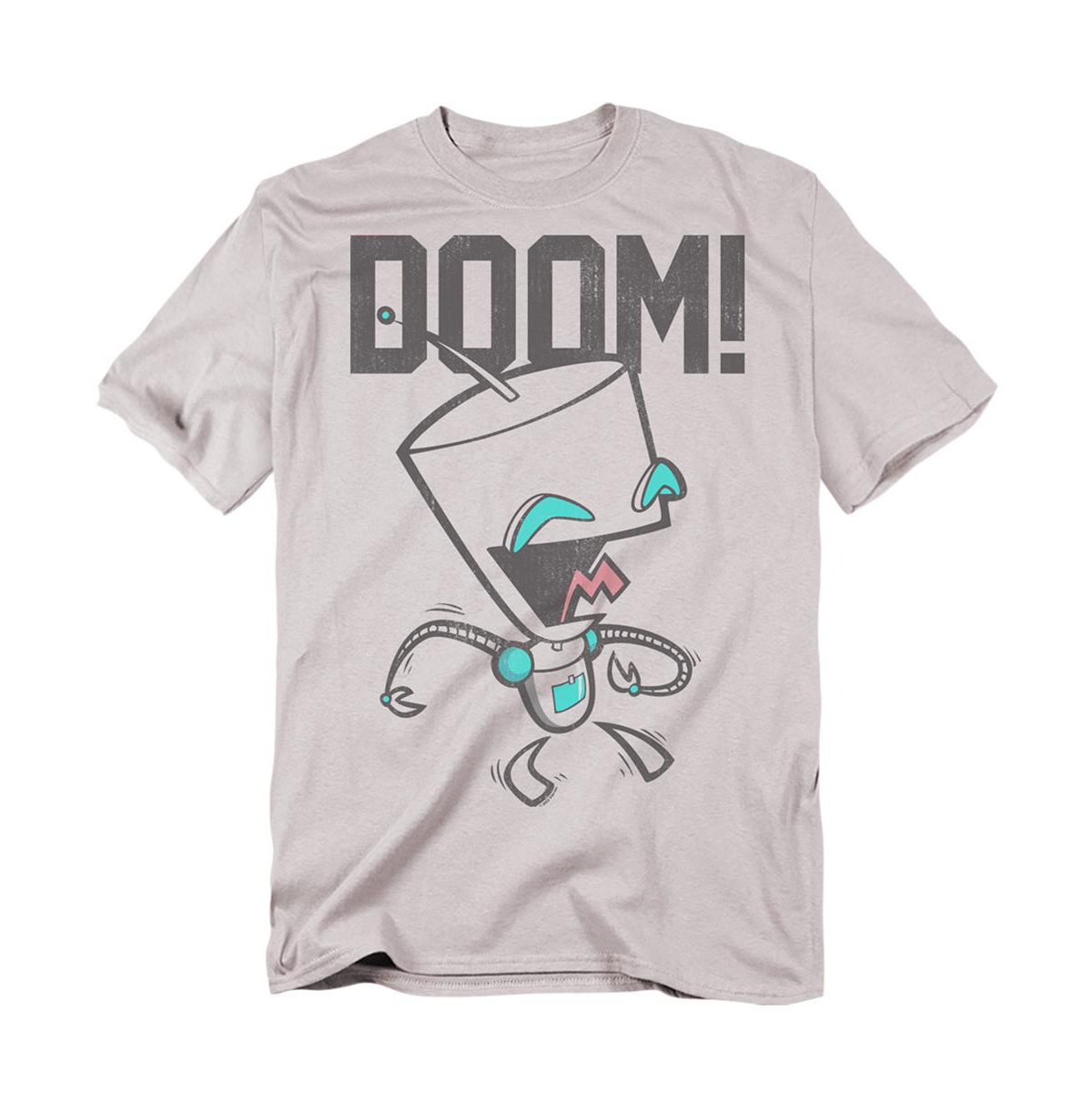 Click here for Logovision Mens Doom Collegiate T-Shirt - Silver prices