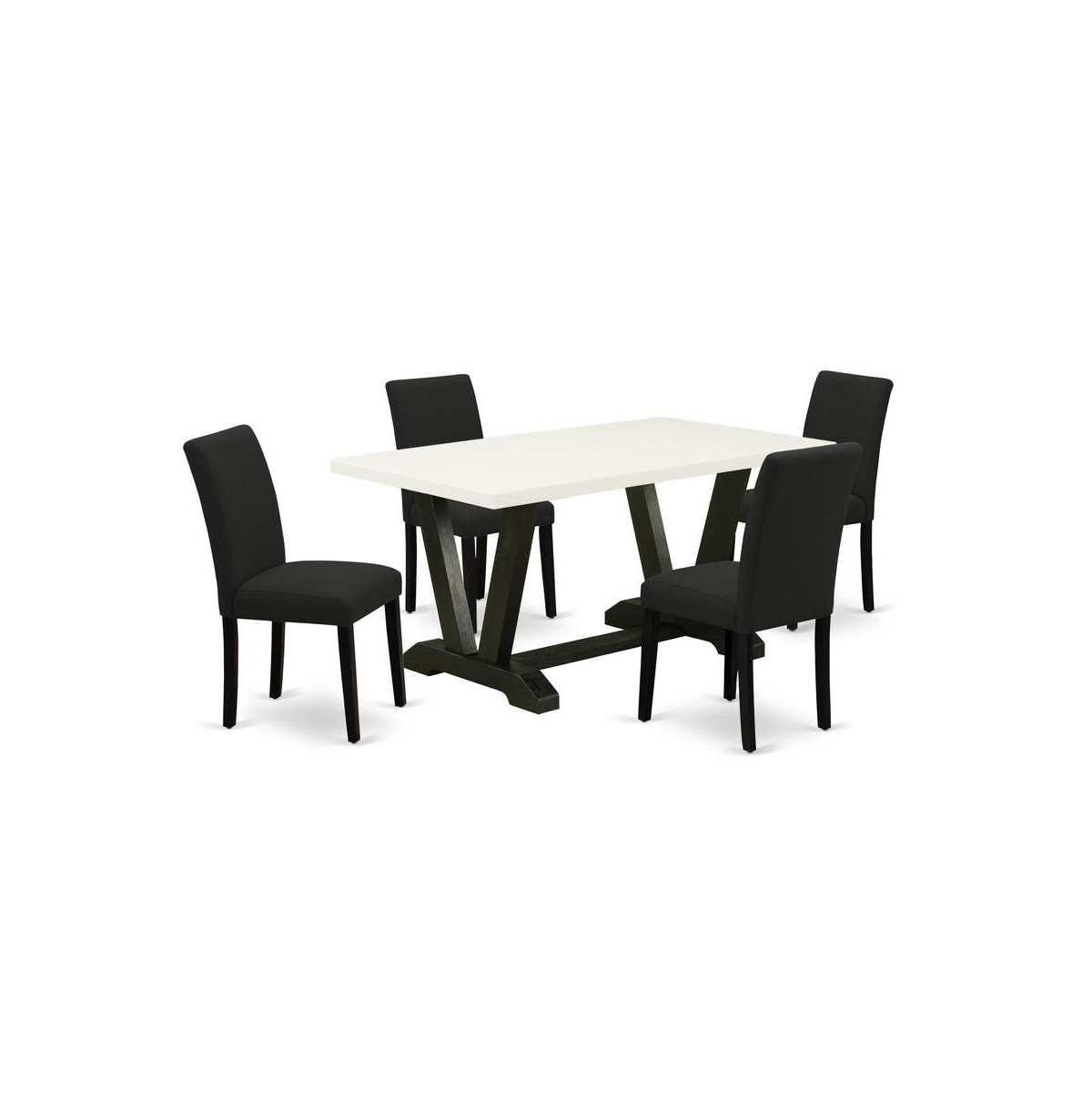 Click here for East West Furniture 5-Pc Kitchen Table Set Include... prices