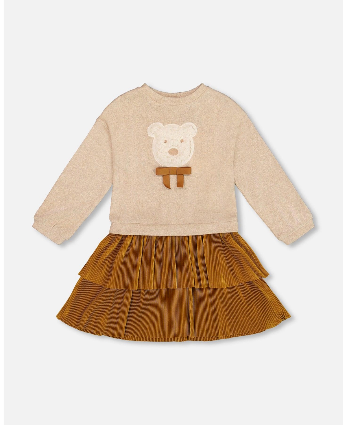 Click here for Deux par Deux Big Girls Bi-Material Dress Caramel... prices