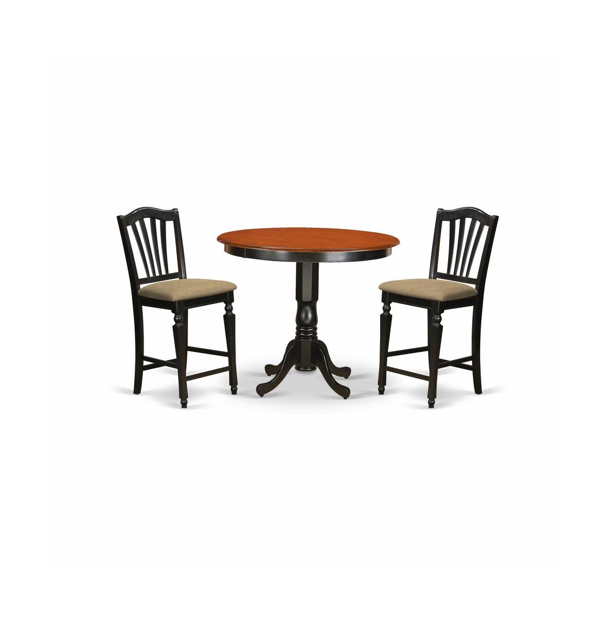 Click here for East West Furniture 3 Pc counter height pub set -... prices