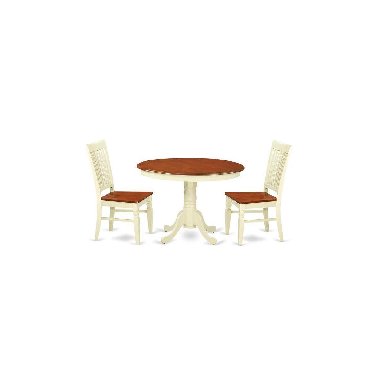 Click here for East West Furniture Dining Room Set Buttermilk & C... prices