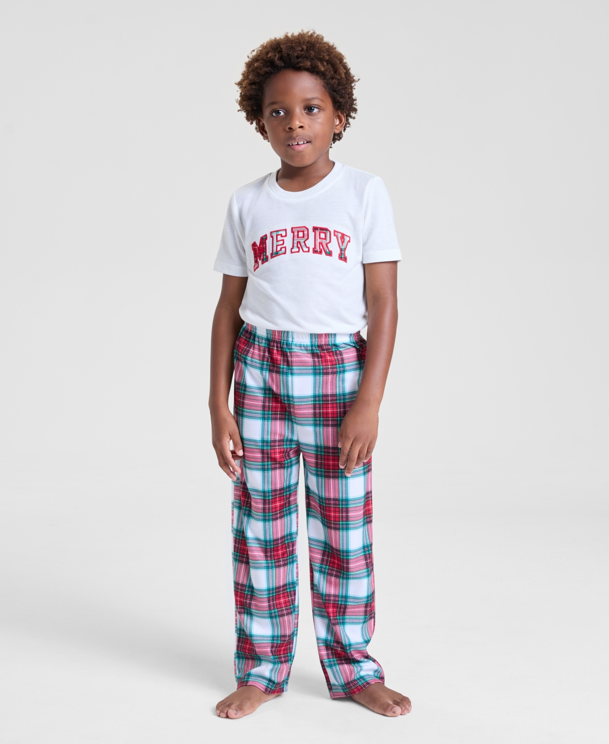 Click here for Holiday Lane Kids 2T-16 Merry Plaid Pajama Pants... prices