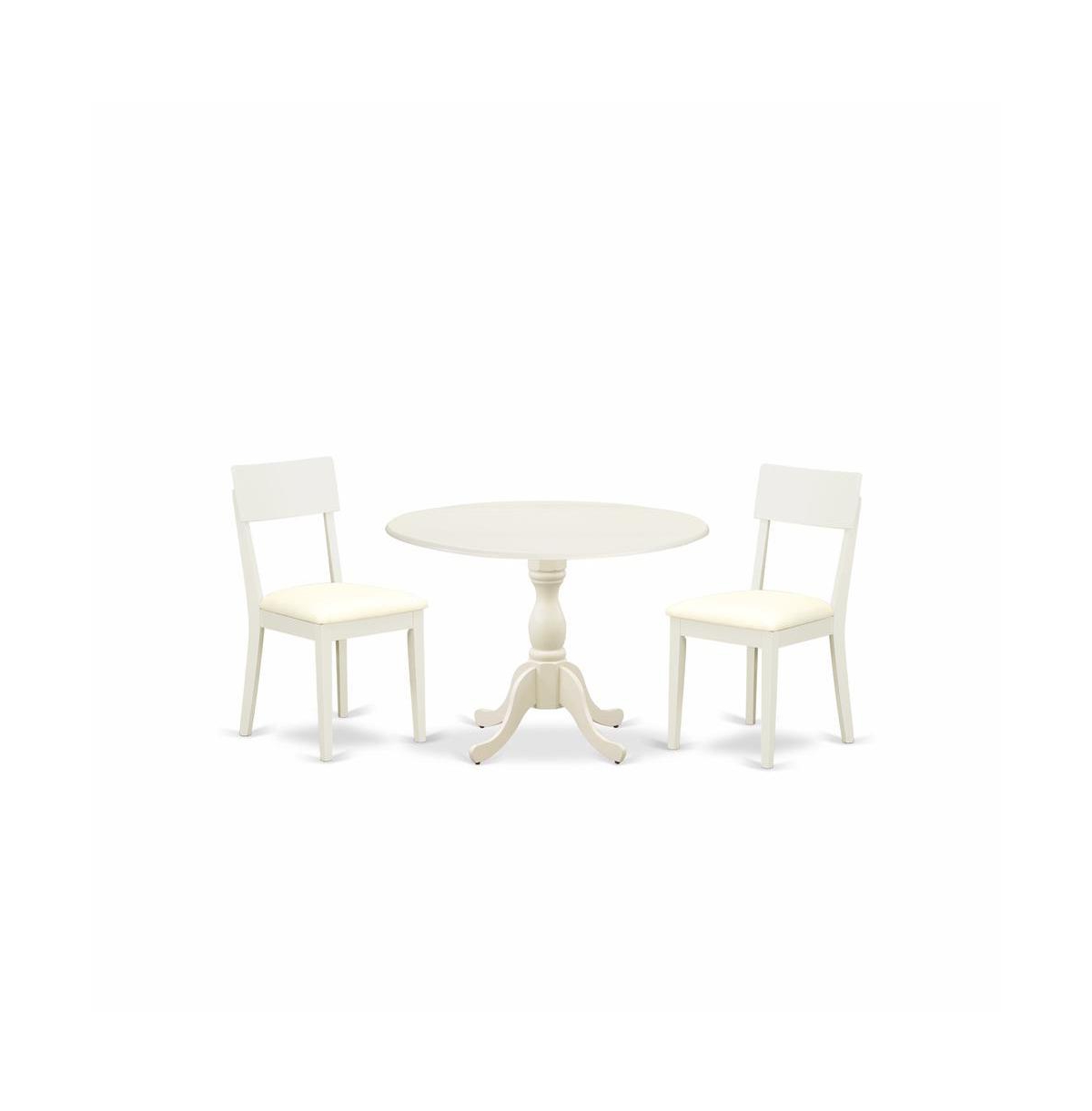 Click here for East West Furniture 3 Piece Dinette Set Consists o... prices
