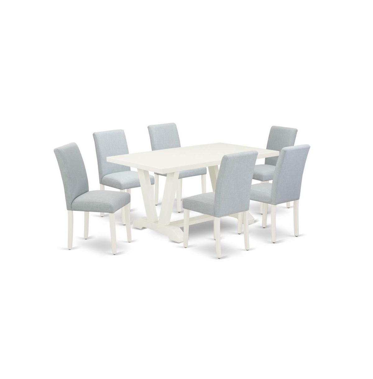 Click here for East West Furniture 7-Piece Dinette Set Includes 6... prices