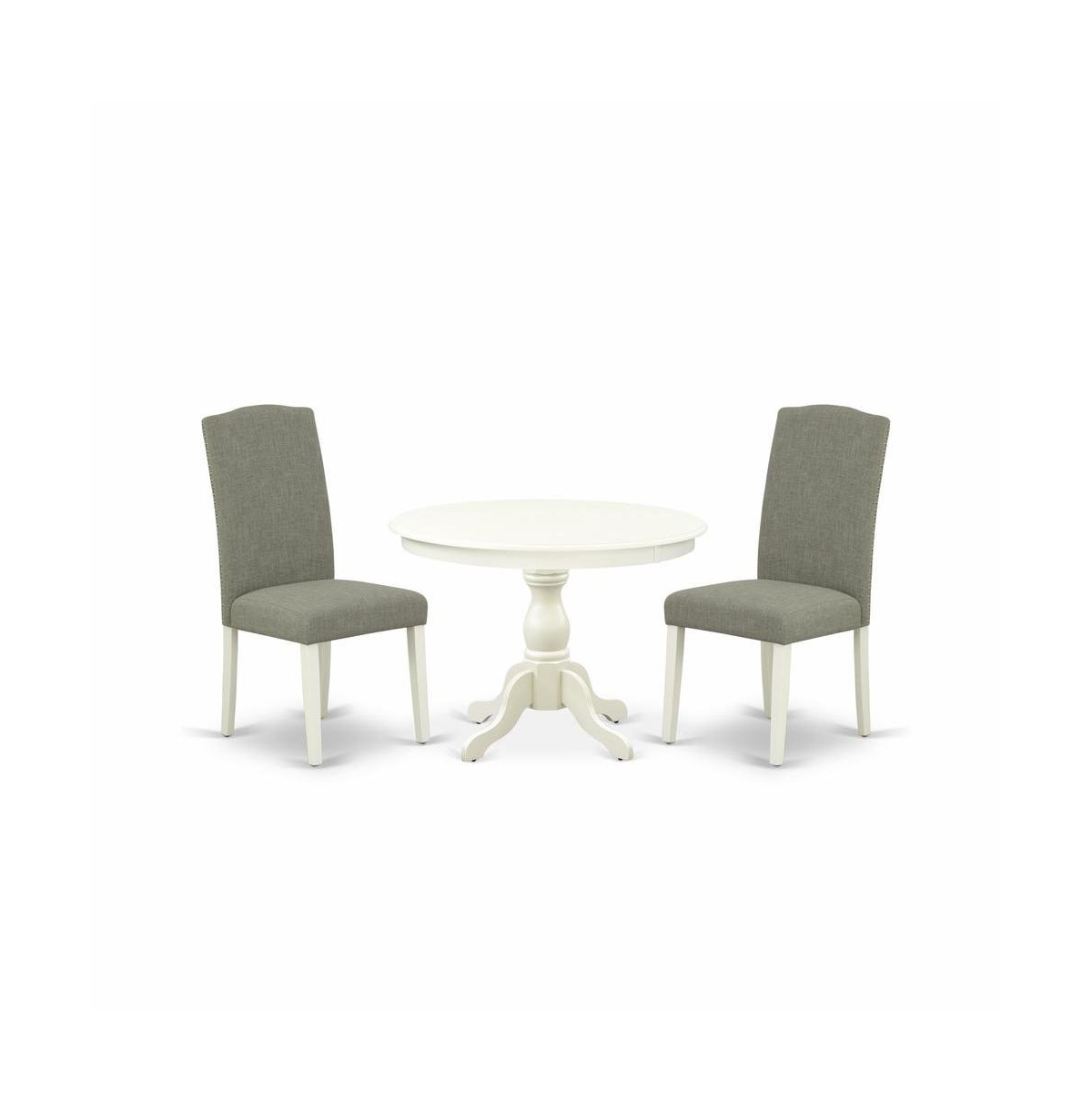 Click here for East West Furniture 3 Piece Dining Room Table Set... prices