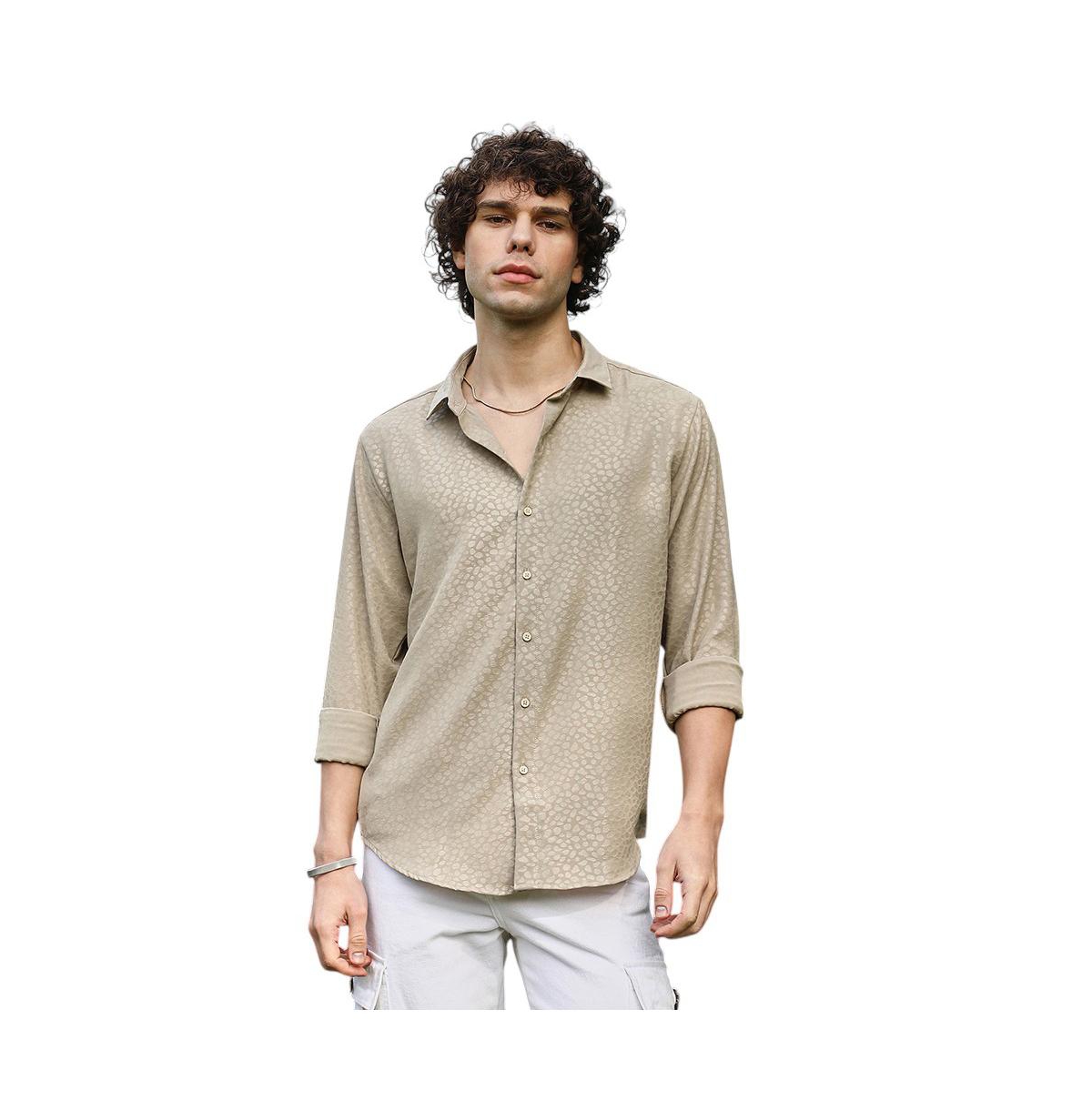 Click here for Campus Sutra Mens Pavement Shirt - Grey prices