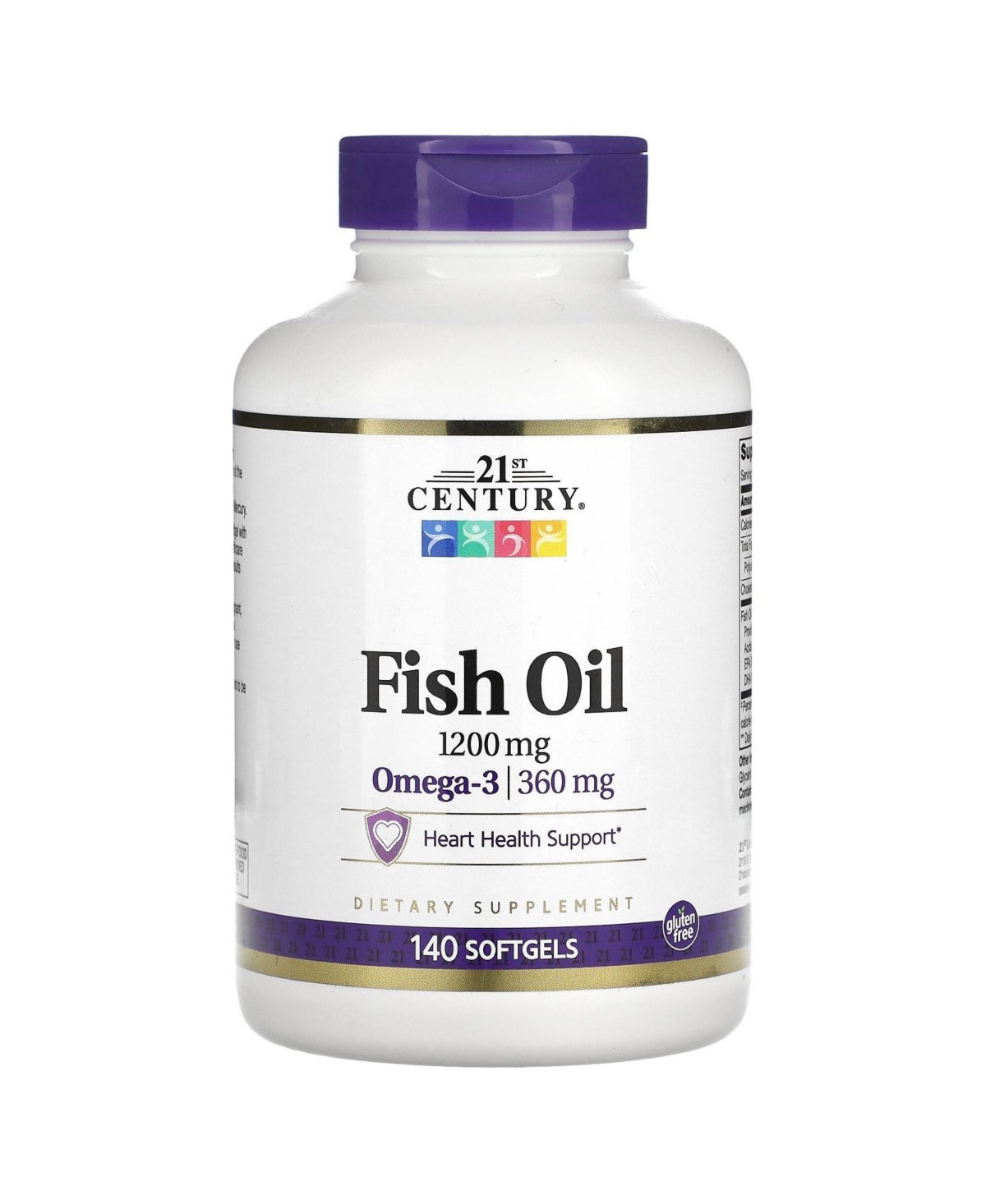 Click here for 21st Century Fish Oil 1 200 mg - 140 Softgels prices