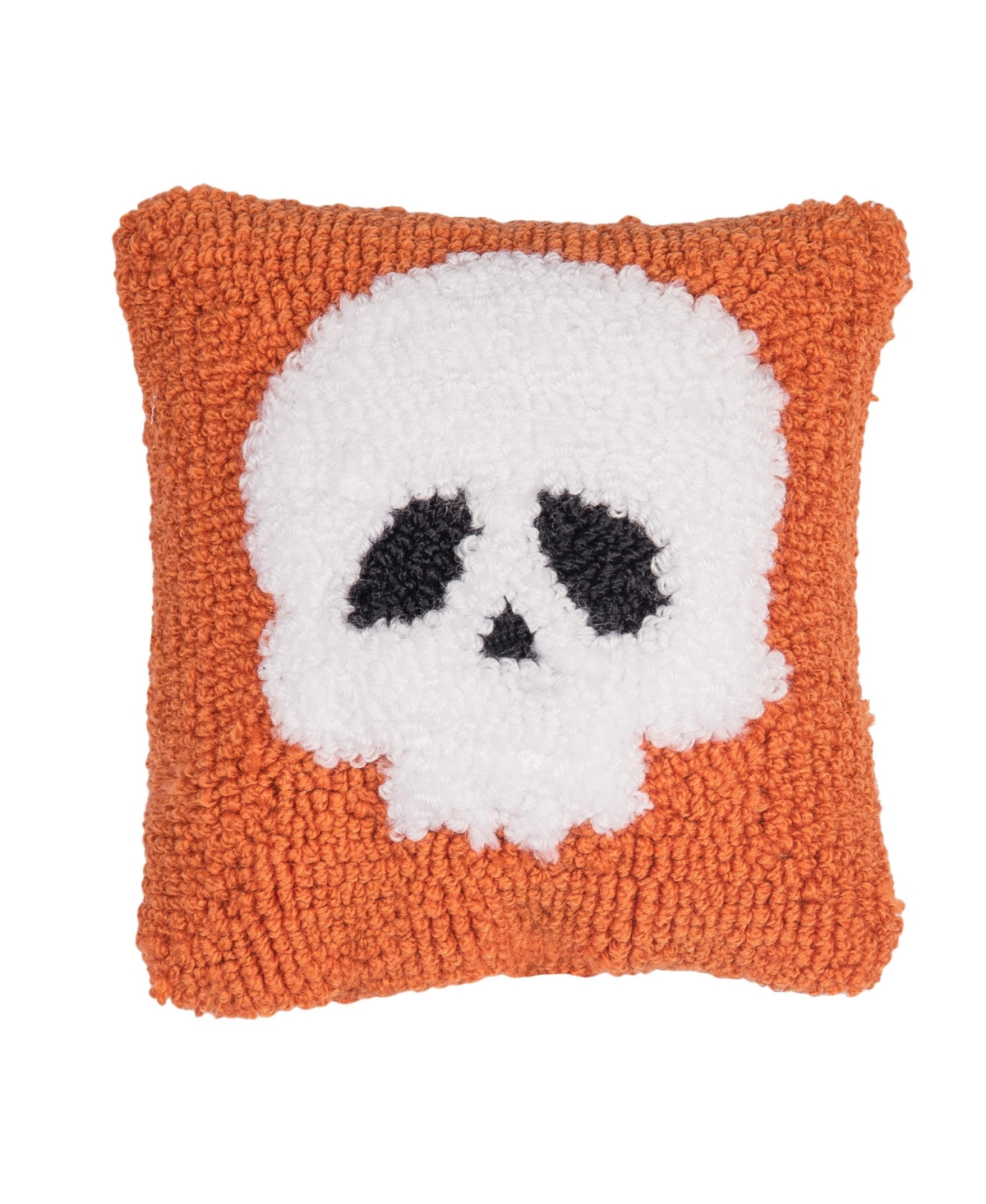 Click here for Mini Skull Hooked Throw Pillow  8" x 8"... prices