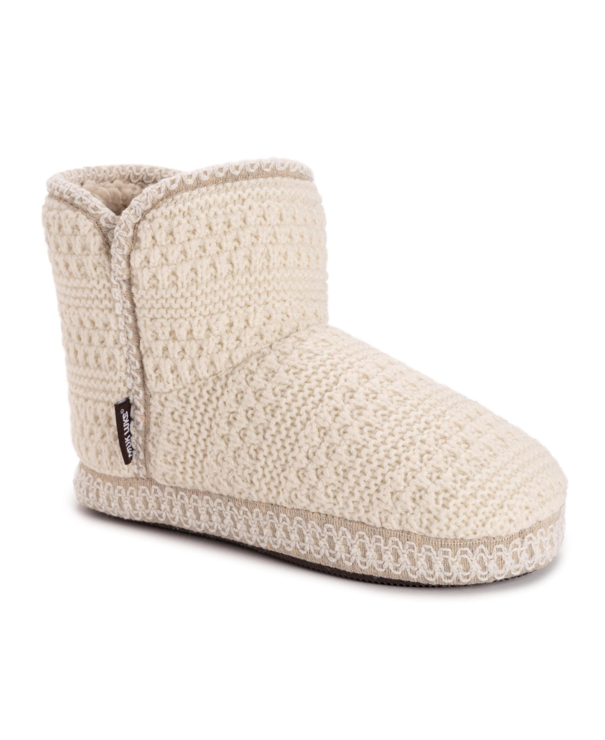 Click here for Muk Luks Womens Leigh Slipper - Ivory prices