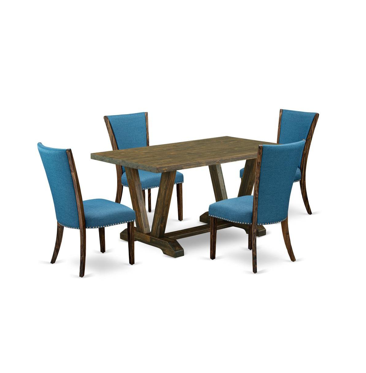Click here for East West Furniture 5Pc Dining Table set Offers a... prices
