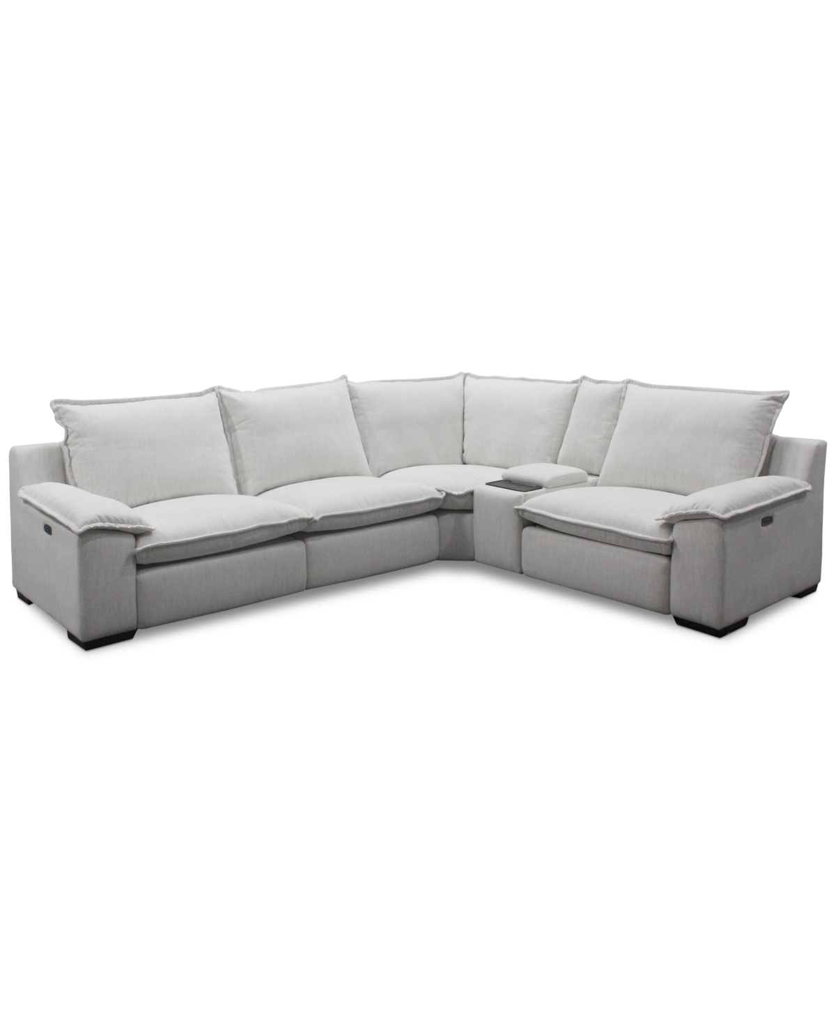 Click here for Borsi 5-Pc. Sectional with 3 Power Recliners & 1 C... prices