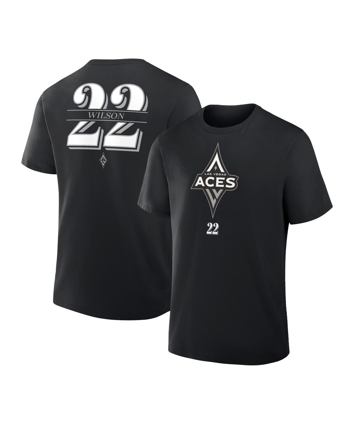 Click here for Fanatics Mens Aja Wilson Black Las Vegas Aces In T... prices