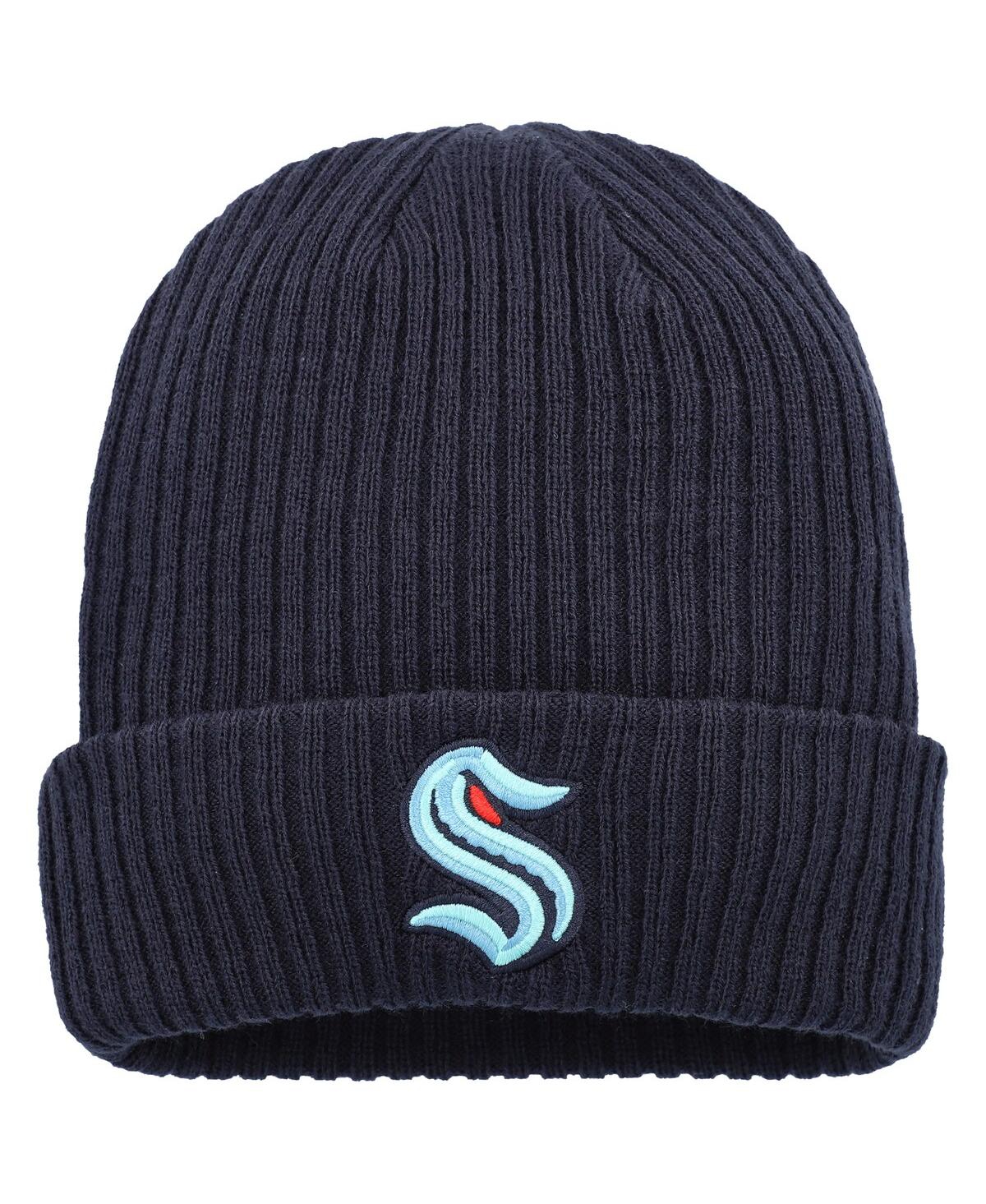 Click here for Fanatics Mens Deep Sea Blue Seattle Kraken Logo Cu... prices