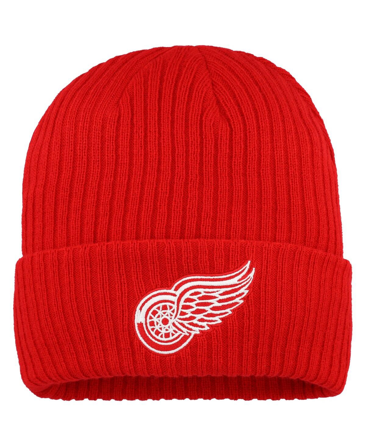 Click here for Fanatics Mens Red Detroit Red Wings Logo Cuffed Kn... prices