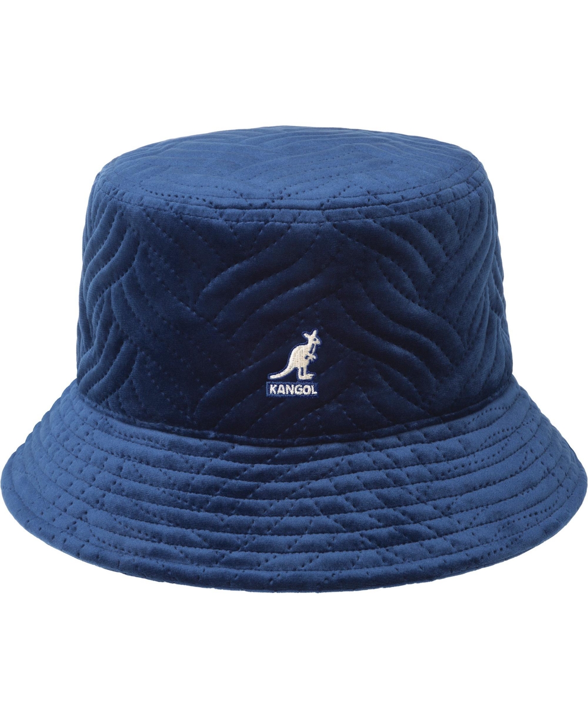 Click here for Kangol Plush Wave Puff Bucket - Blue prices