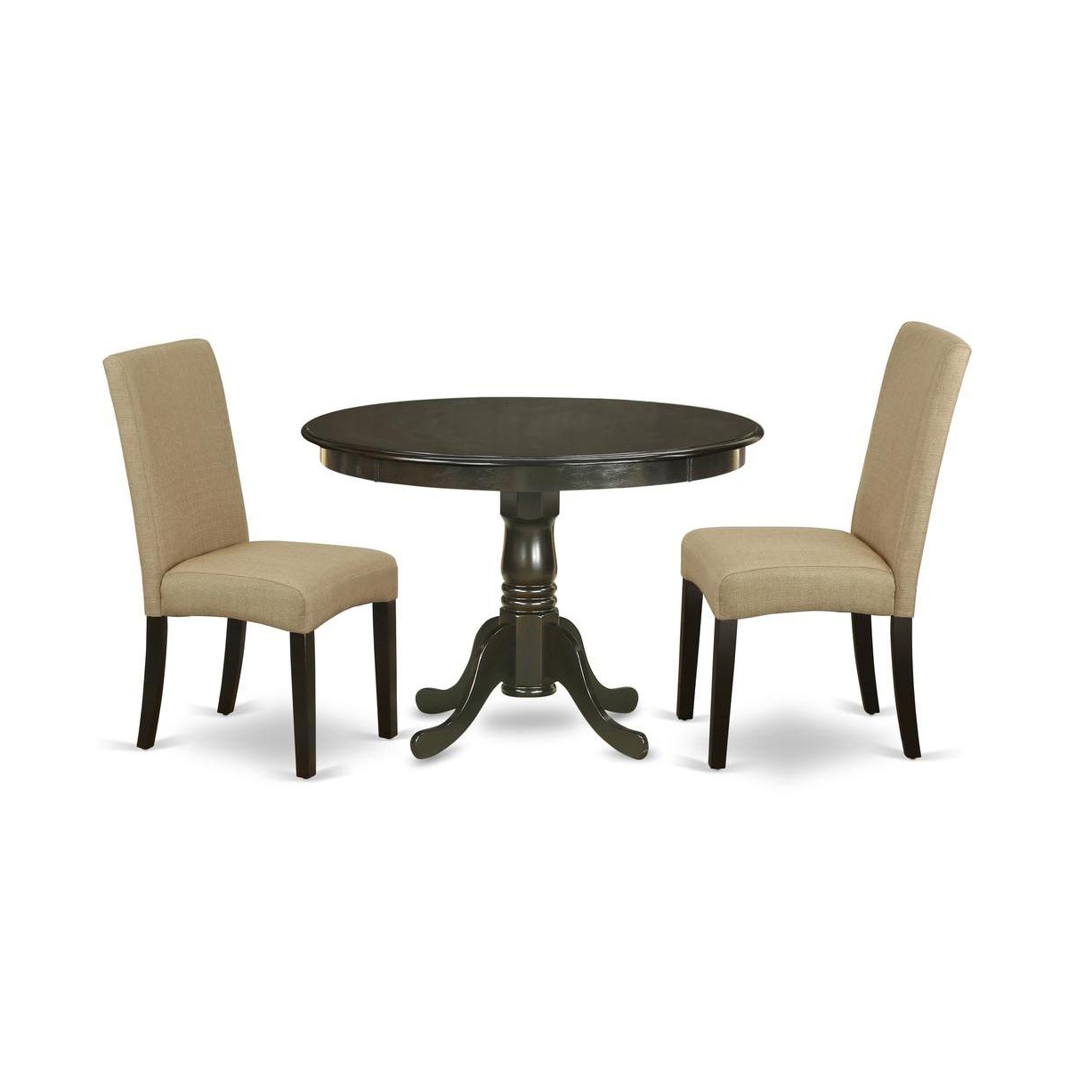Click here for East West Furniture Dining Room Set Cappuccino - C... prices