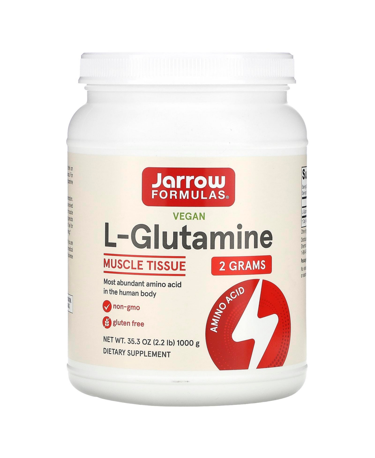 Click here for Jarrow Formulas L-Glutamine - 35.3 oz (1000 g) prices