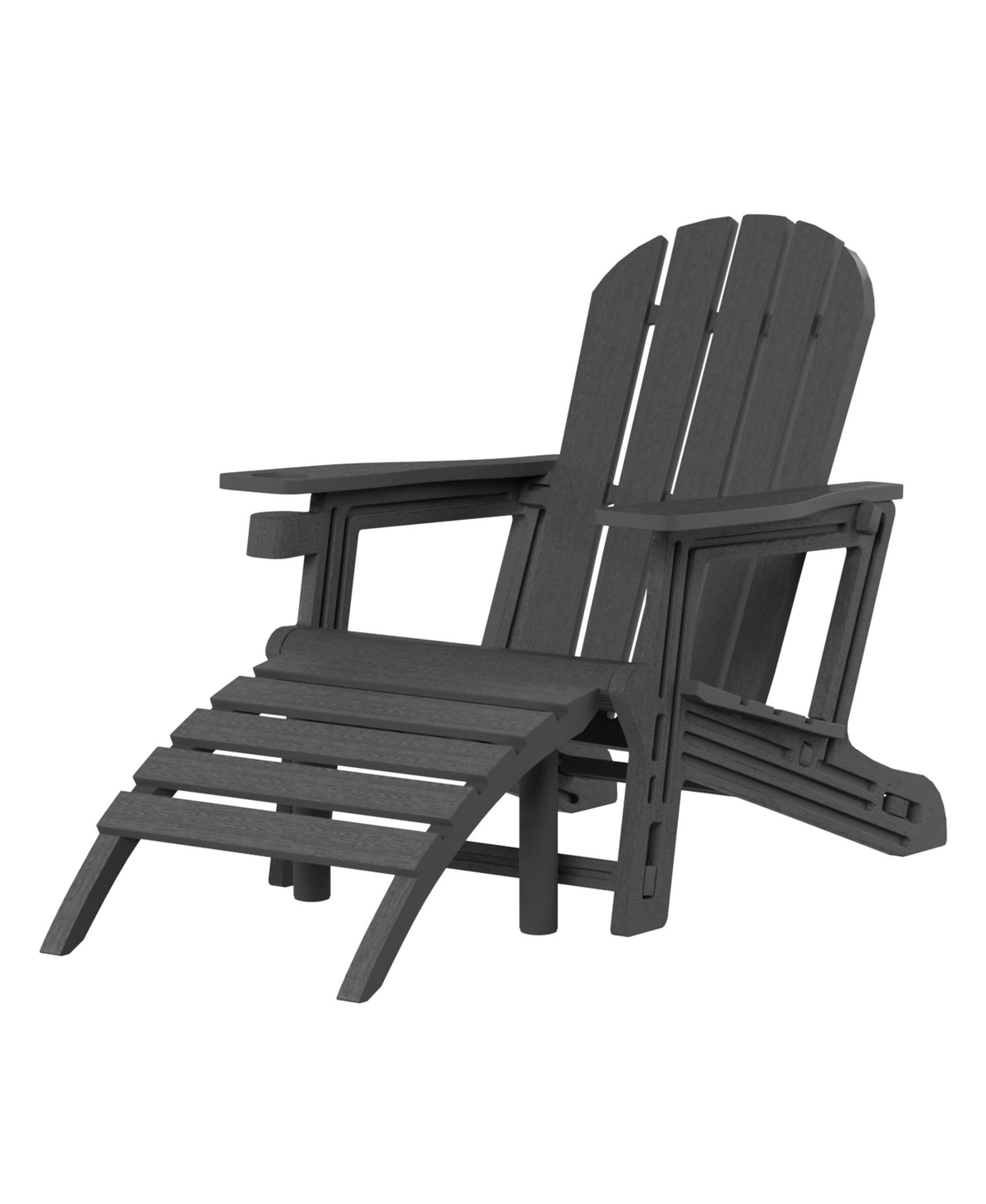 Click here for No-Tools Outdoor Hdpe Patio Adirondack Chair with... prices