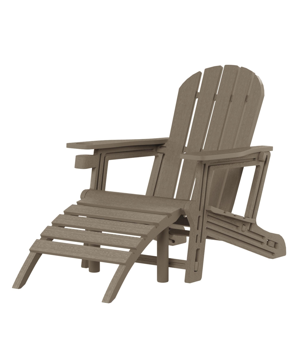 Click here for No-Tools Outdoor Hdpe Patio Adirondack Chair with... prices