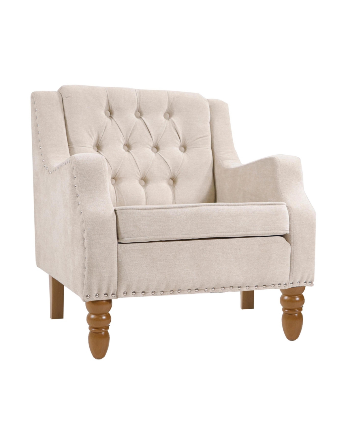 Click here for Casainc Footrest Chair Set with Vintage Brass Stud... prices