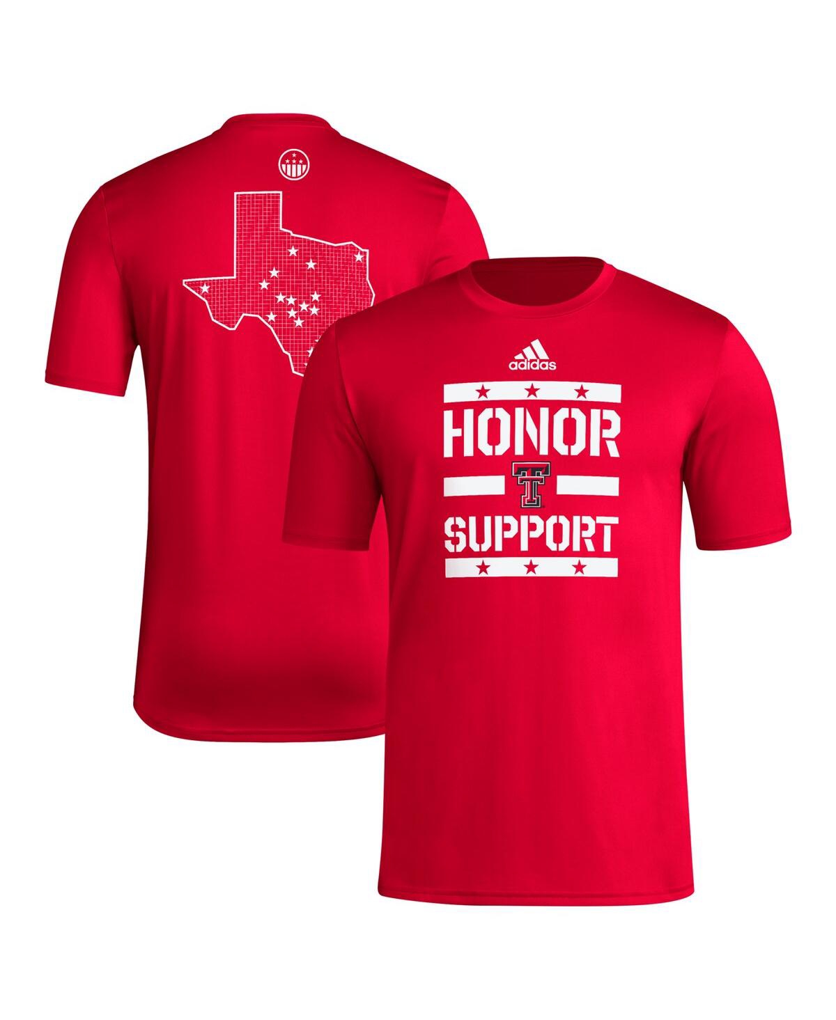 Click here for Adidas Mens Red Texas Tech Red Raiders Honor Suppo... prices