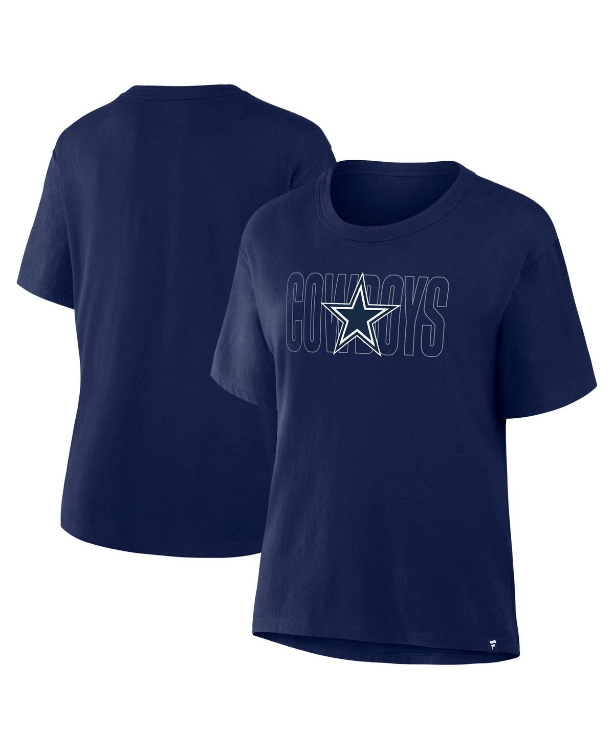 Click here for Fanatics Womens Navy Dallas Cowboys Line Em Up T-S... prices