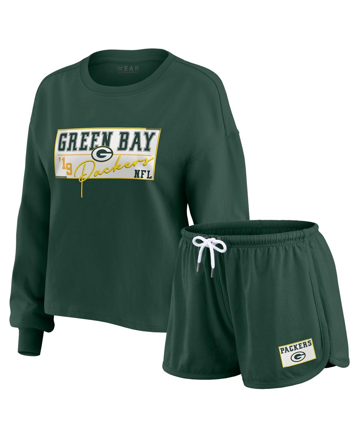 Click here for Wear by Erin Andrews Womens 2-Piece Green Green Ba... prices